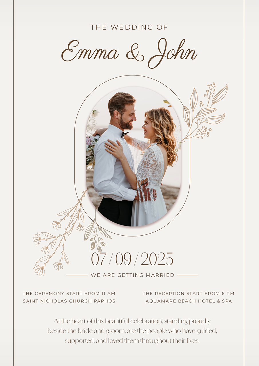Emma & John - VIVA Invites - Cyprus Online Invitation ready to share in ...